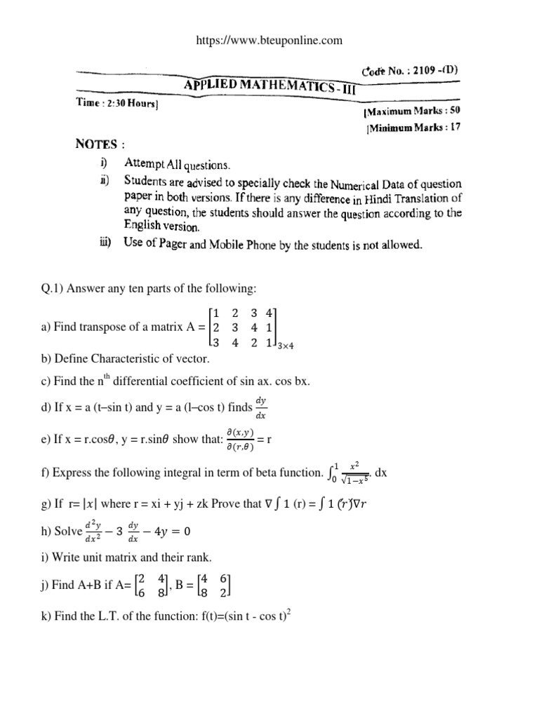 all-3-sem-applied-mathematics-3-2109-d-dec-2019 | PDF
