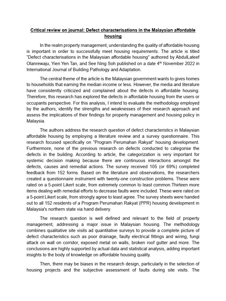 Critical Analysis Article PDF Survey Methodology Methodology