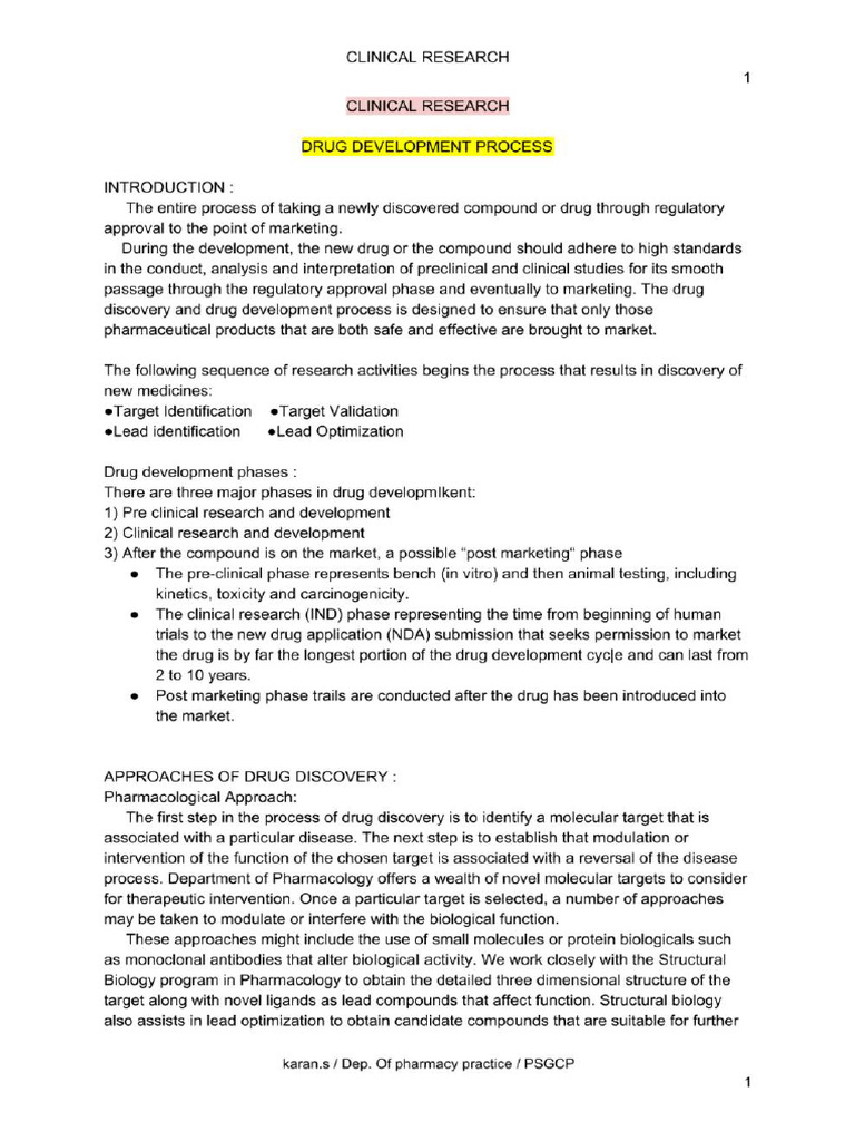 Clinical Research-1 Compress | PDF