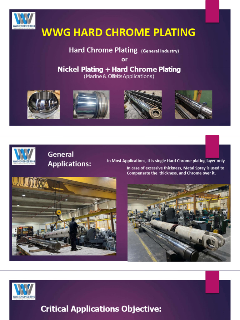 Nickel Hard Chrome Plating | PDF | Chromium | Materials Science