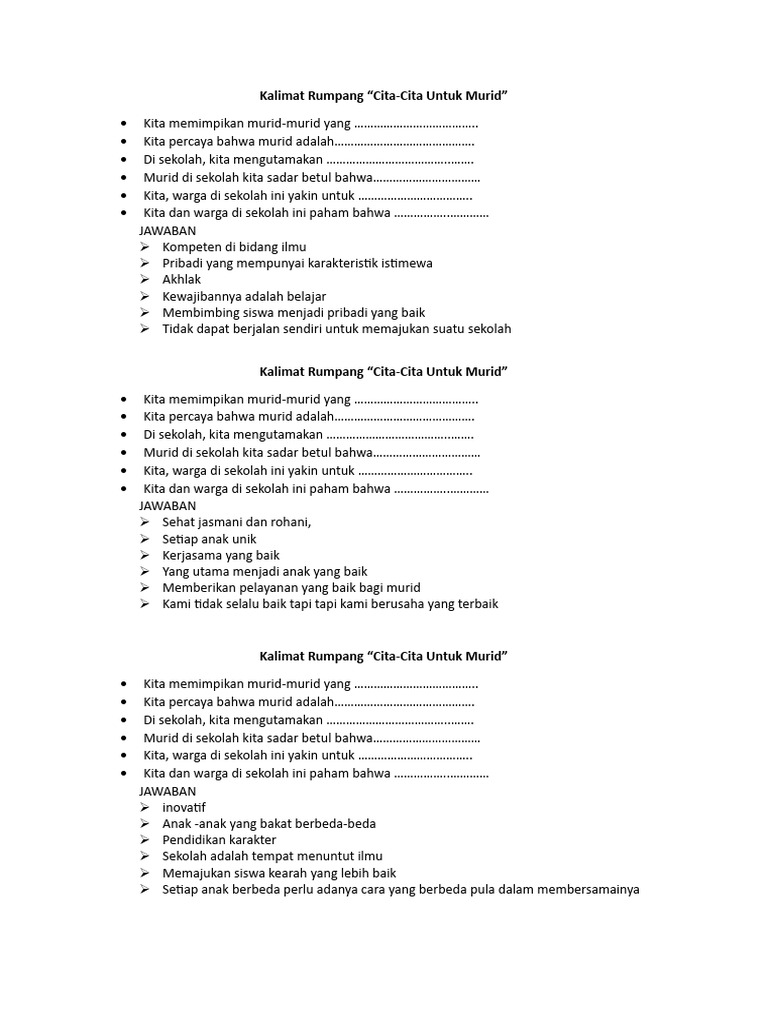 Kalimat Rumpang | PDF