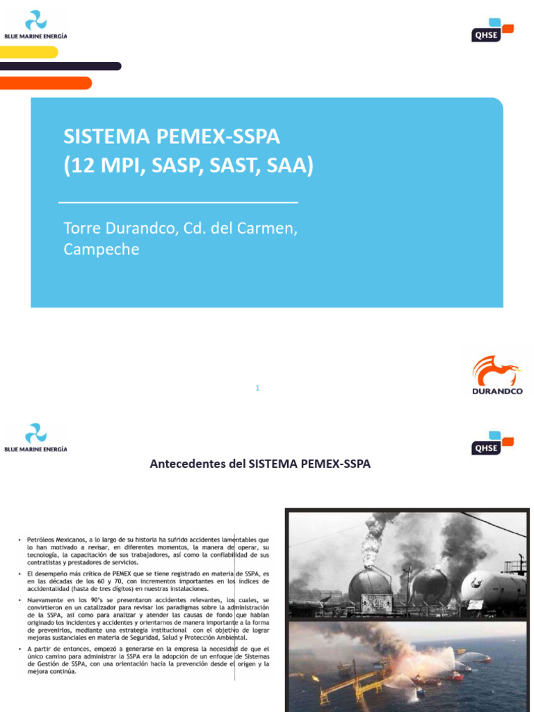 Sistema Pemex-SSPA: Seguridad y Salud | PDF | Business | Entorno natural