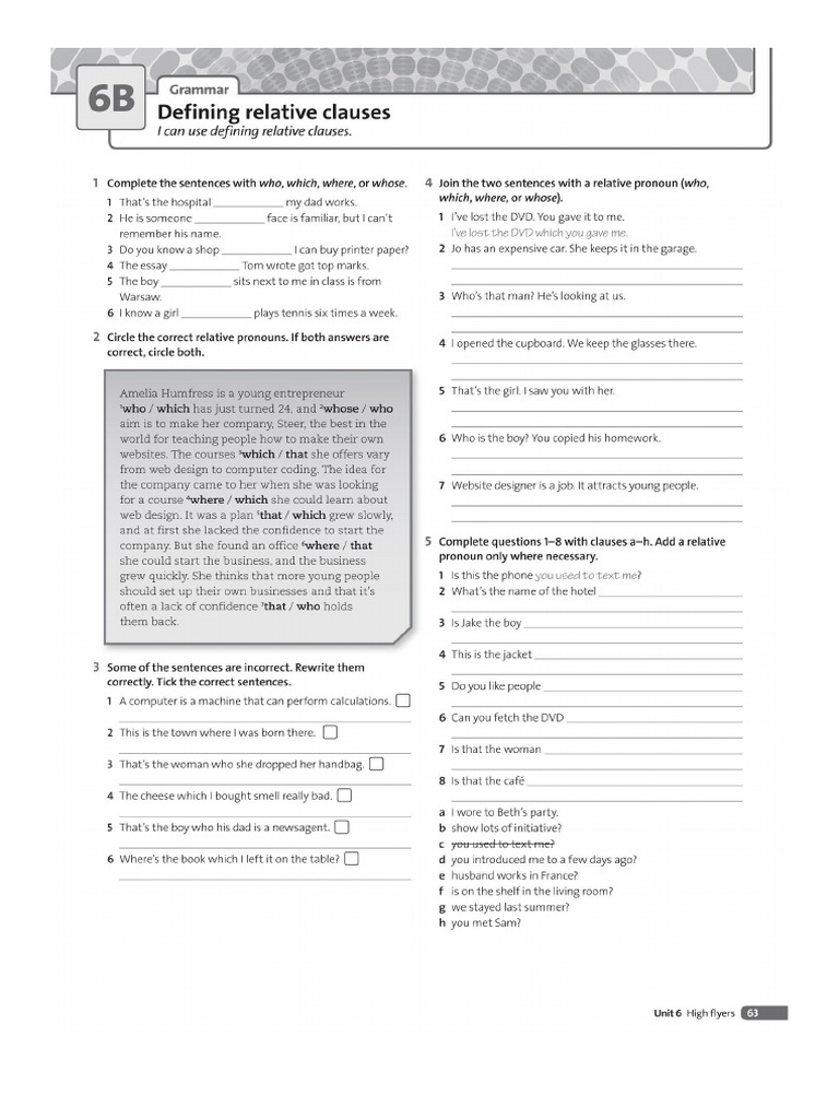8 ENGLISH GRAMMAR RELATIVE CLOUSE, PASSIVE ,REPORTED SPEED | PDF