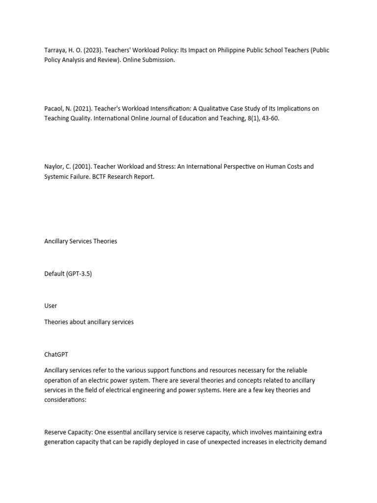 Workload Intensification Title Guide | PDF | Teachers | Electrical Grid