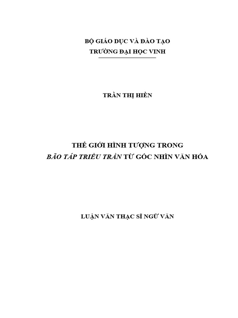 (123doc) - The-Gioi-Hinh-Tuong-Trong-Bao-Tap-Trieu-Tran-Tu-Goc-Nhin-Van-Hoa-Luan-Van-Thac-Si-Ngu ...