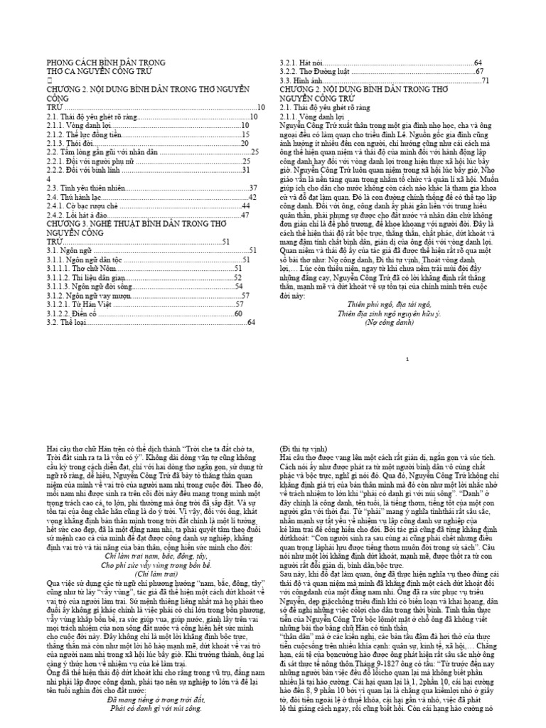 Phong Cách Bình Dân NCT | PDF