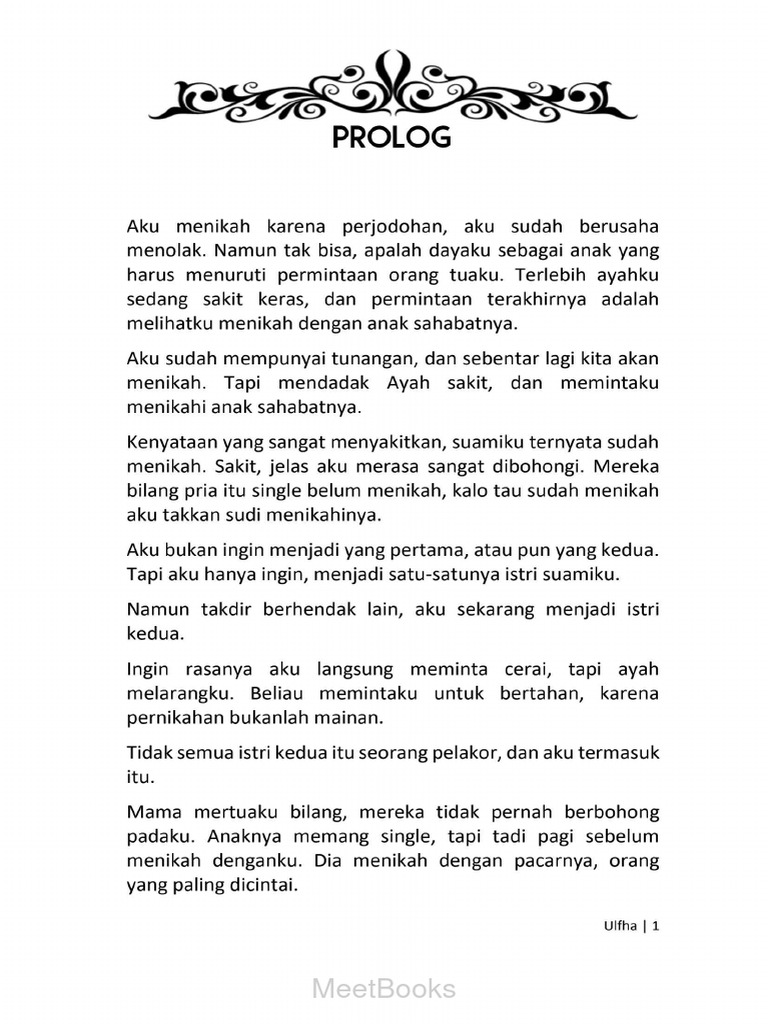 The Patience of Second Wife by Ulfha | PDF