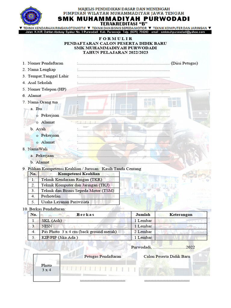 Formulir PPDB 1 | PDF