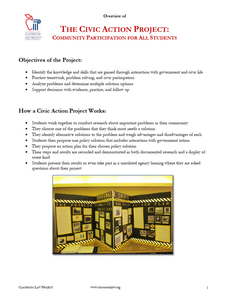 Civic-Action-Project-Packet | Download Free PDF | Policy