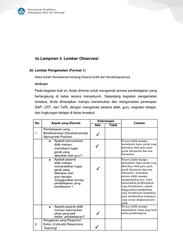 Topik 1 Elaborasi Pemahaman Pemahaman Peserta Didik | PDF | Karier & Perkembangan