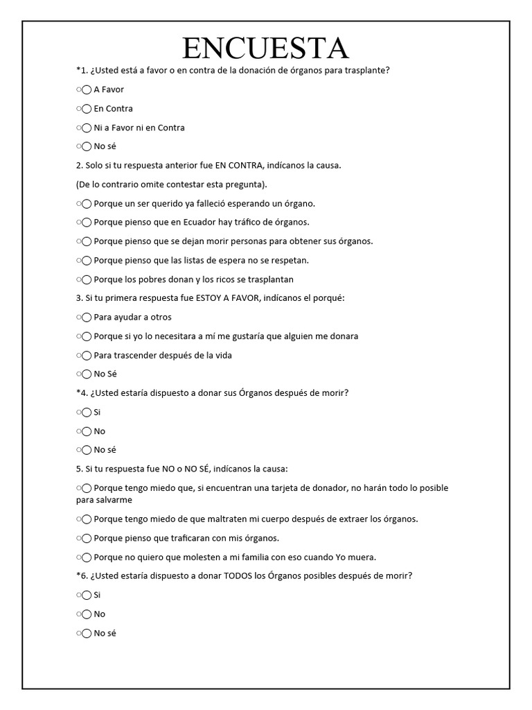 encuesta de matematica | PDF encuesta de matematica | PDF