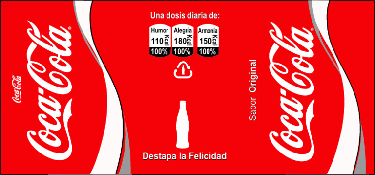 Plantilla Taza Coca Cola | PDF