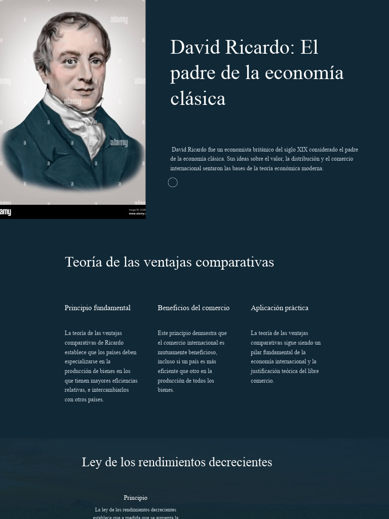 David Ricardo El Padre de La Economia Clasica2 | PDF | El comercio ...