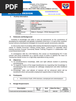 Budgetary-Requirement Sample | PDF