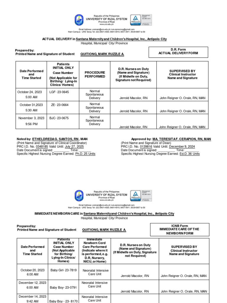 Cases Ni Mack | PDF | Nursing | Childbirth