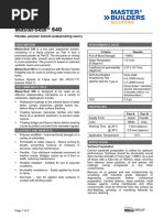 MasterProtect HB 400 Formerly Thorocoat Product Data 2010646 | PDF ...