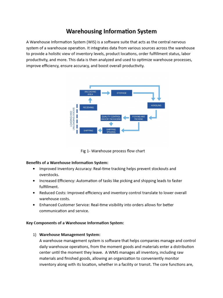 Warehousing_information_system | PDF | Warehouse | Business
