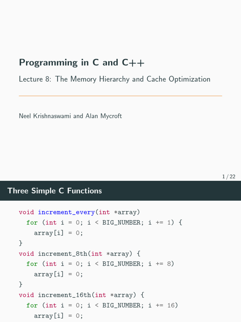 Lecture 8 | PDF | Pointer (Computer Programming) | Computer Programming Lecture 8 | PDF | Pointer (Computer Programming) | Computer Programming