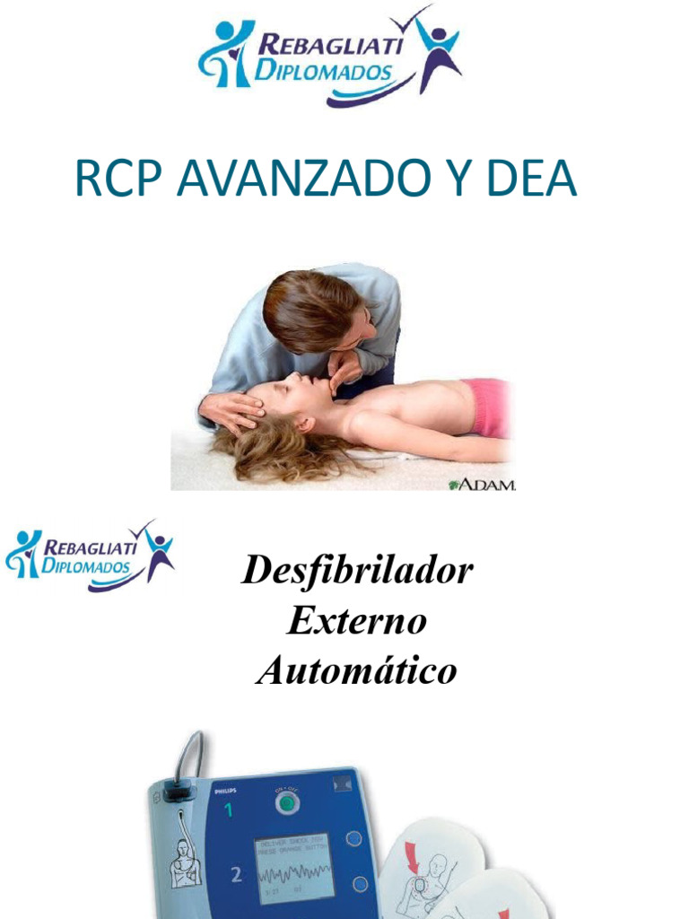 d.- Rcp Avanzado y Dea | PDF | Reanimación cardiopulmonar | Medicina CLINICA