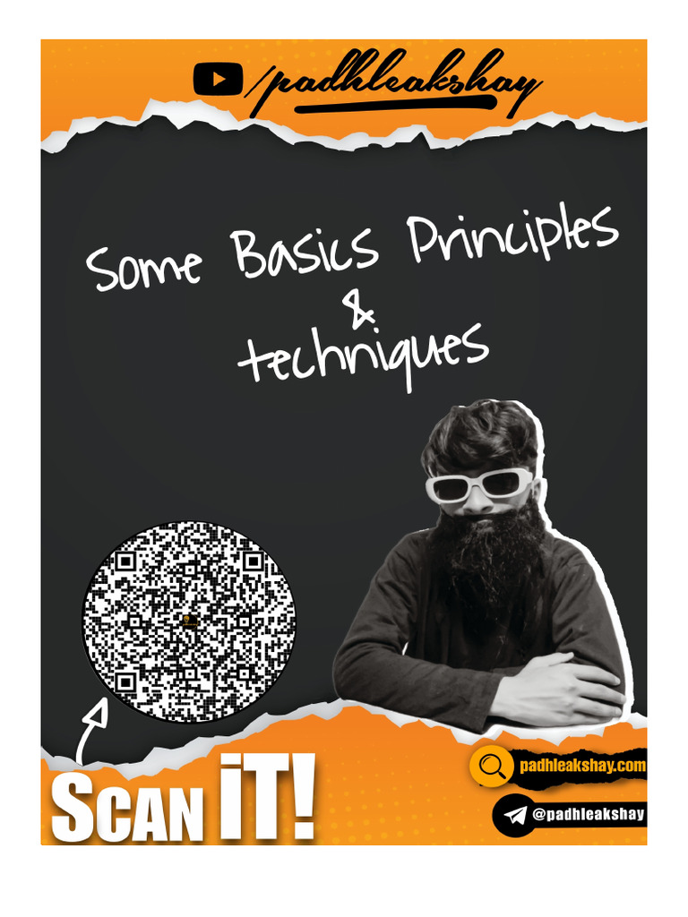 Organic Chemistry Some Basics Principles and Techniques | PDF ...