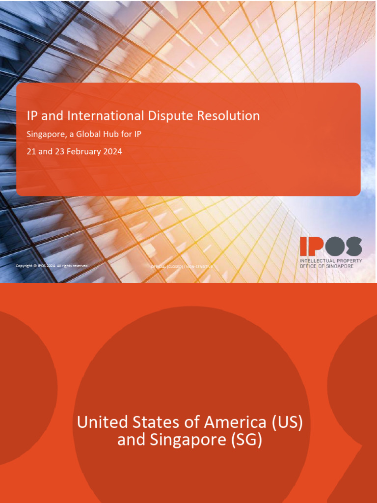 IPOS Presentation - IP and International DR 13022024 Cleanv1 | PDF | Intellectual Property ...