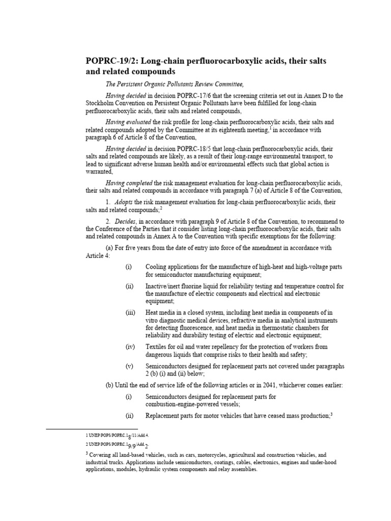 UNEP POPS POPRC.19 POPRC 19 2.english | PDF | Chemical Substances ...