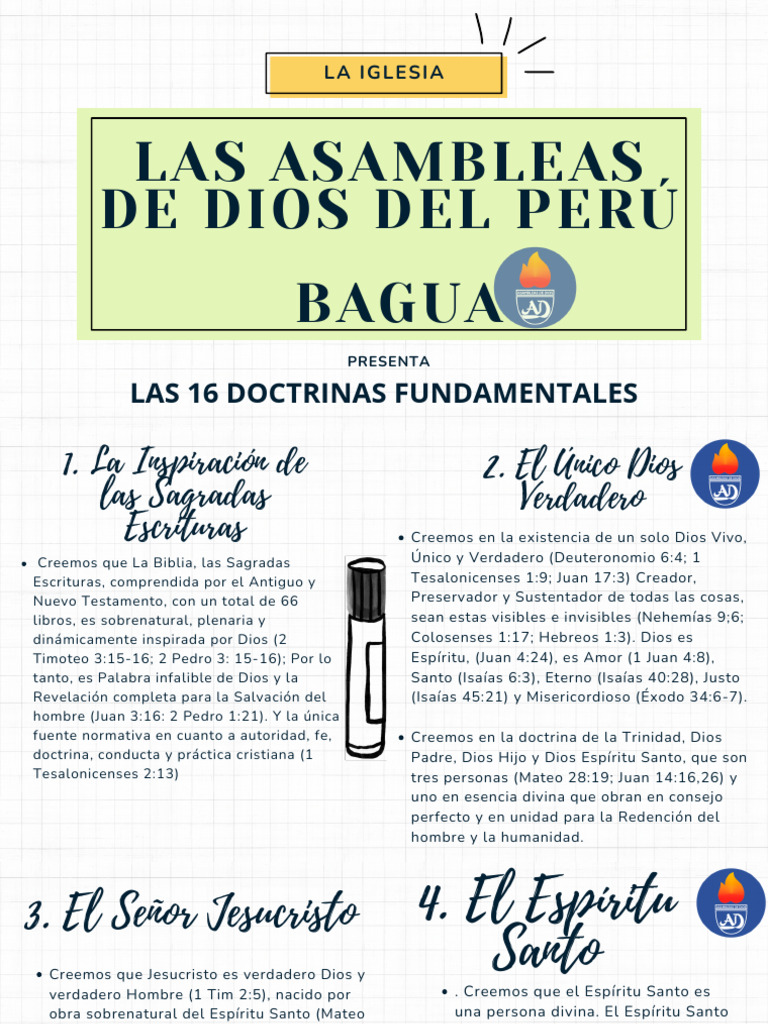 16 Doctrinas Ladp-Bagua | PDF | Cristo (título) | espíritu Santo