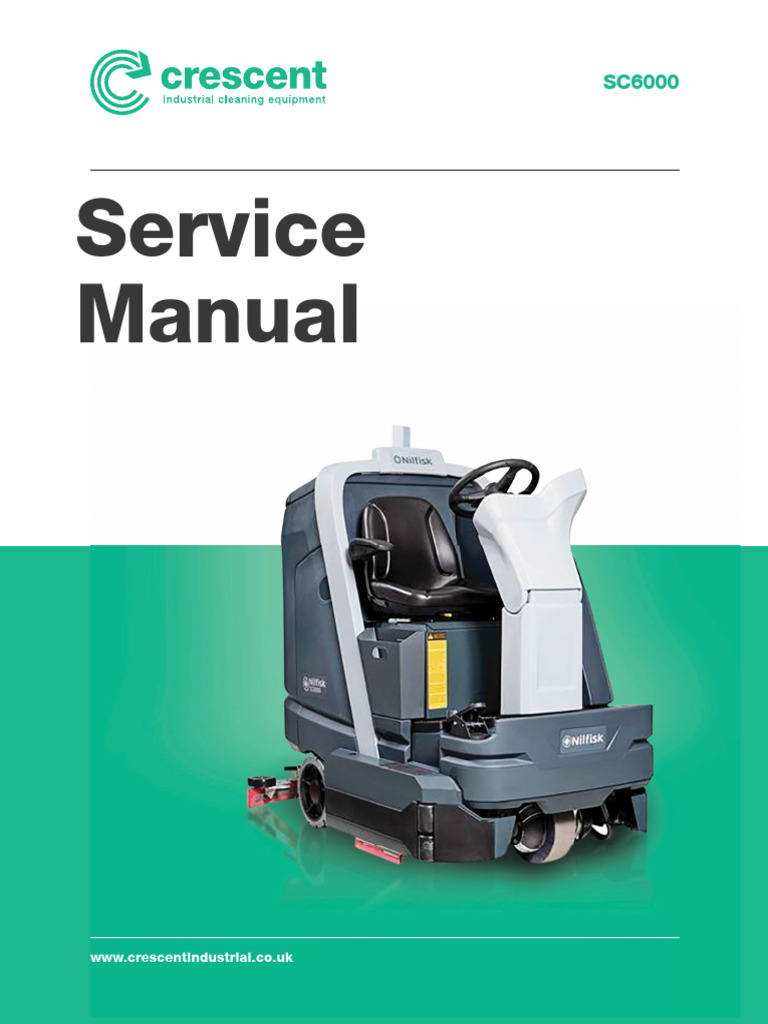 SC6000 - Scrubber-Dryer - Service Manual | PDF | Manufactured Goods