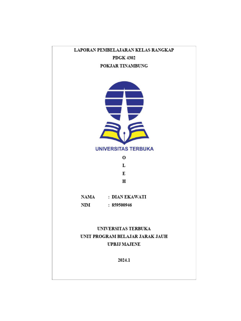Laporan Pembelajaran Kelas Rangkap - Compressed | PDF | Karier & Perkembangan | Bisnis