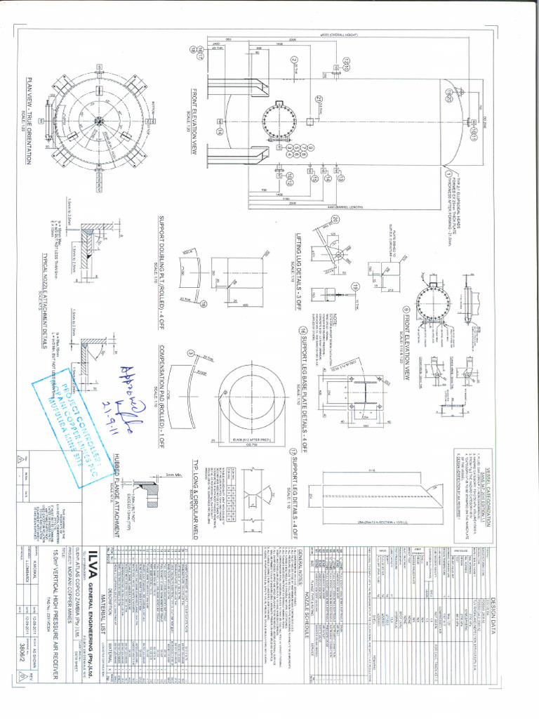 3806-2 - Vertical High Pressure Air Receivers | PDF