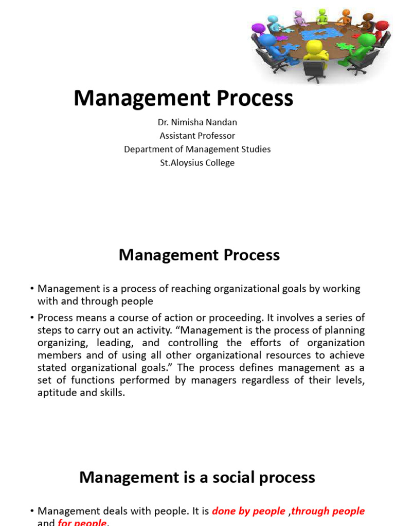 Management Process | PDF | Leadership | Goal