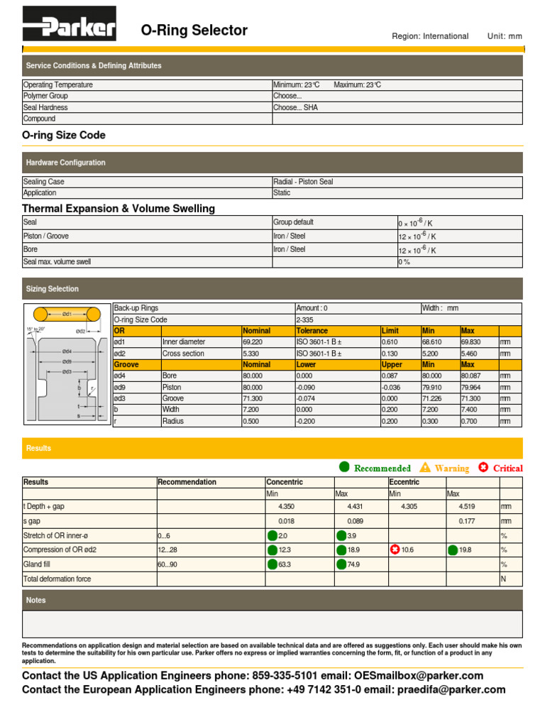 O-Ring Selector Guide: International | PDF | Mechanical Engineering ...