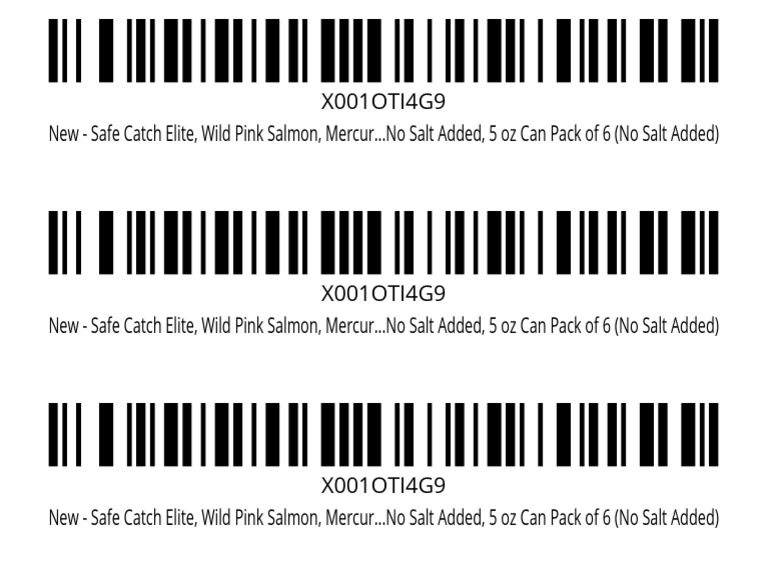 FNSKU Label - SKU 10859480006449 | PDF | Edible Fish | Fish As Food