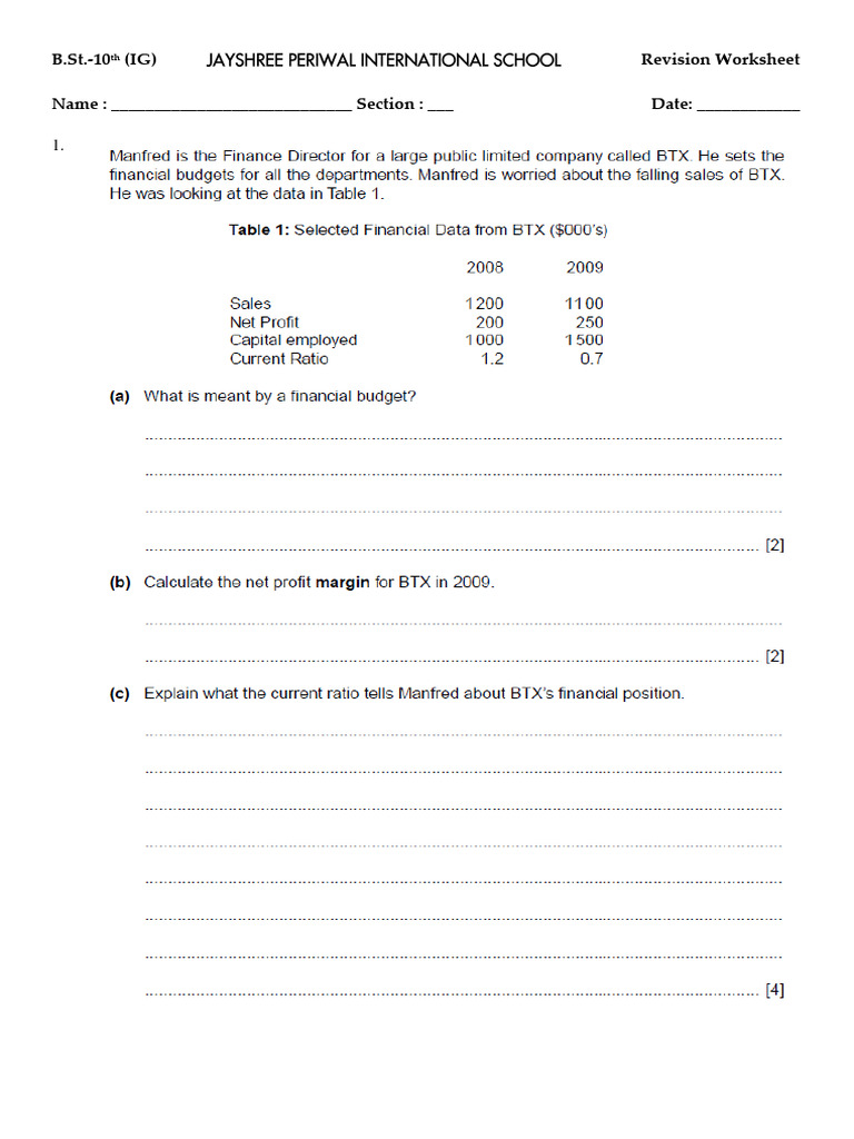 Unit 5 Revision | PDF | Economies