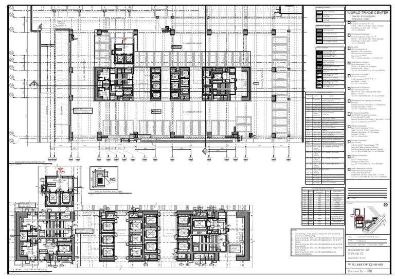 WTC - B2 T2 Masonry Plan | PDF | Real Estate | Architectural Elements