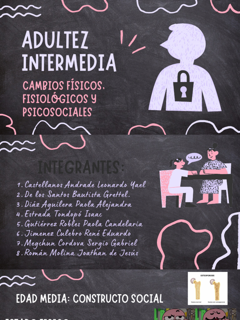 Presentación Adultez Intermedia | PDF | Adultos | Estrés (biología)