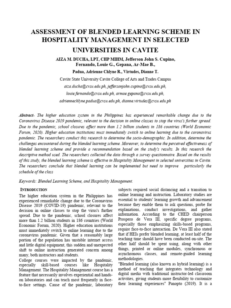 IMRAD | PDF | Learning | Educational Technology