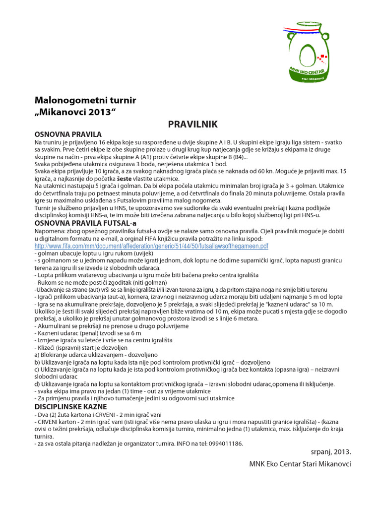 Pravilnik | PDF