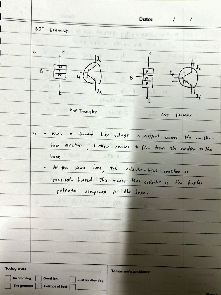 BJT Exercise Mohammad Rohaizad | PDF