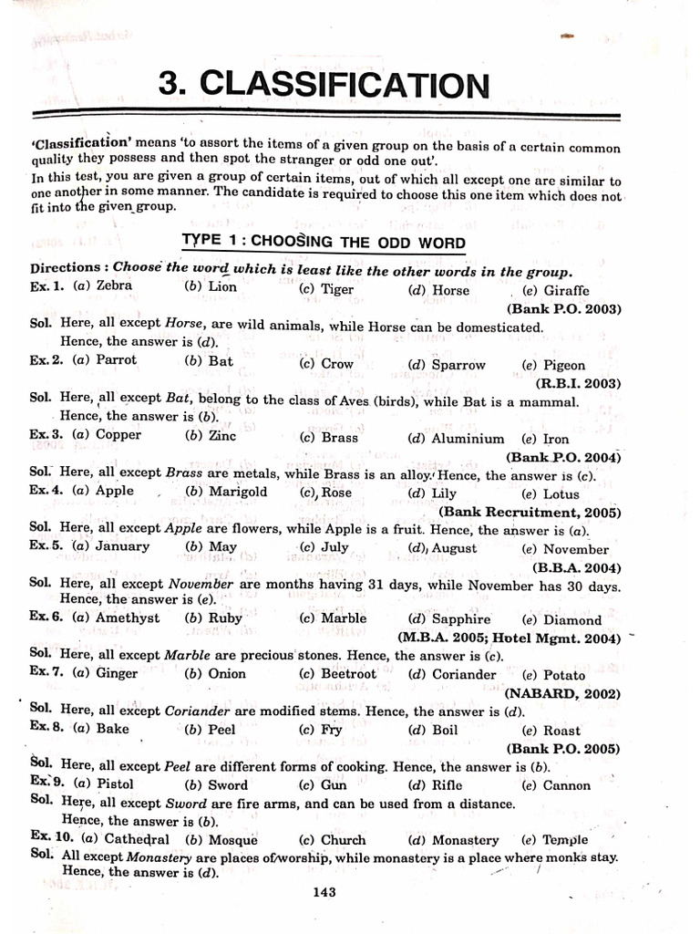 Classification | PDF