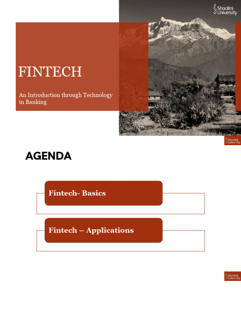 Introduction - Fintech | Download Free PDF | Banks | Business