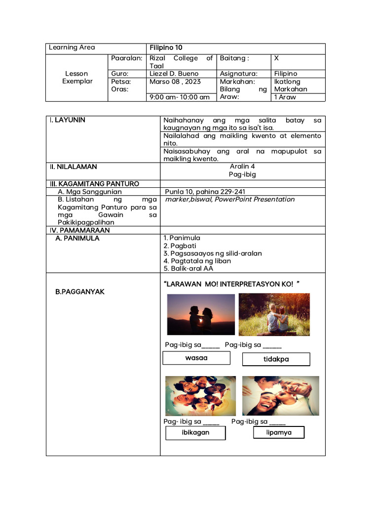 Liezel B. Final LP | PDF