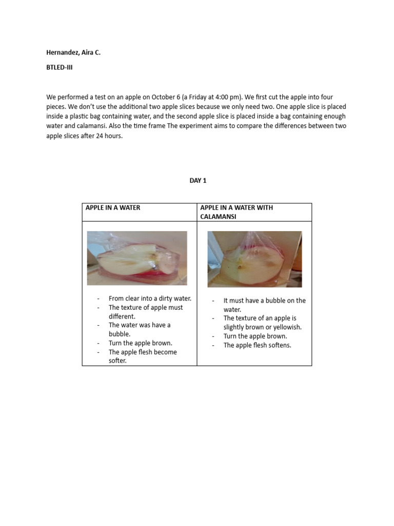 Observations On The Apple | PDF