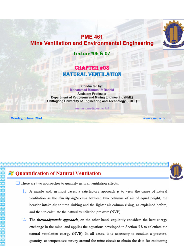 Ventilation notes | Download Free PDF | Pressure | Ventilation ...