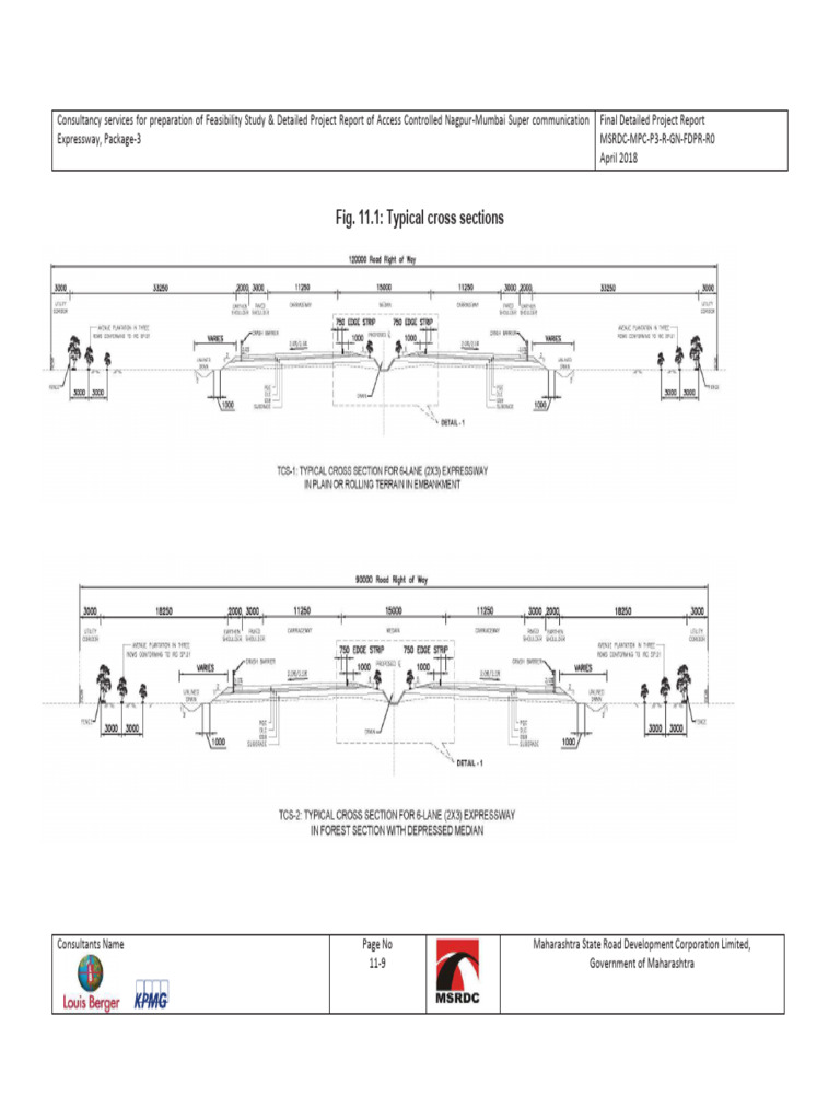 Nagpur Mumbai Express Way TCS | Download Free PDF | Controlled Access ...