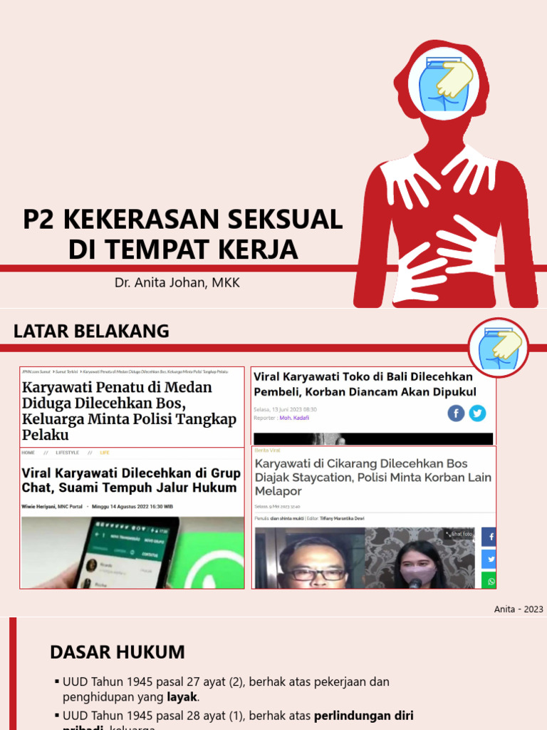 p2 Kekerasan Seksual Di Tempat Kerja | PDF