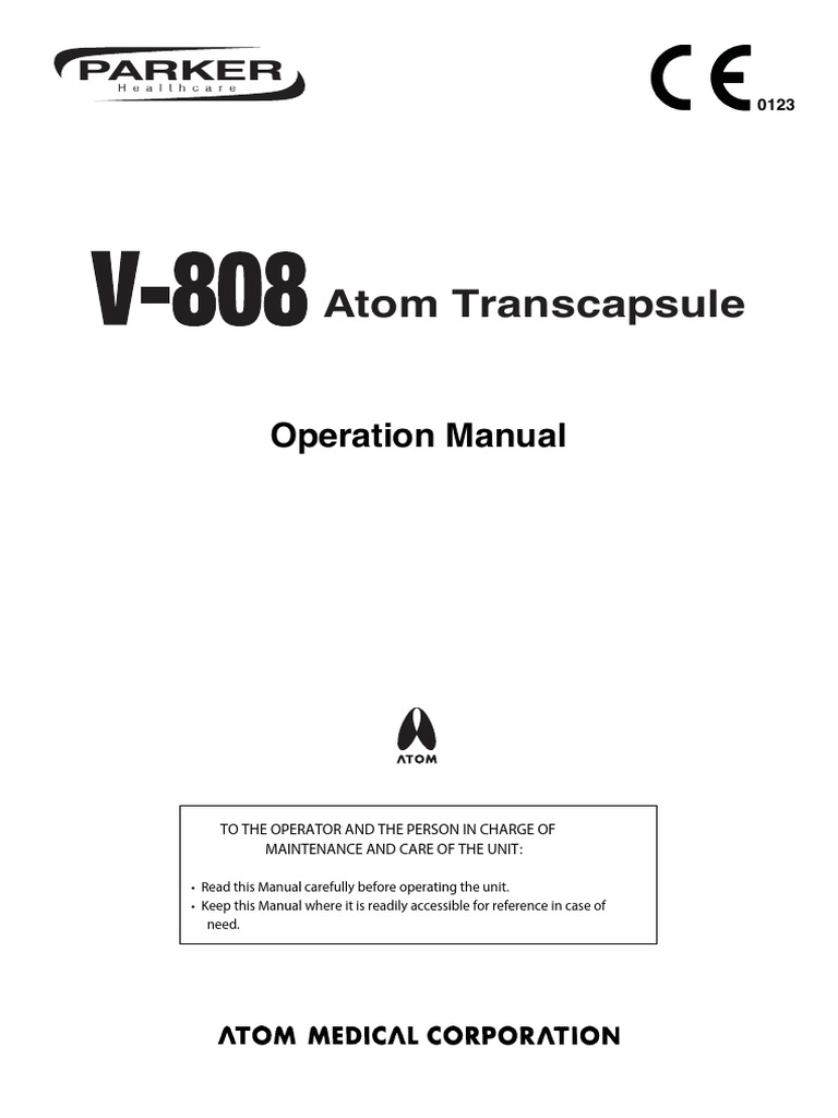 Atom V-808 User Manual | PDF | Electromagnetic Compatibility | Ac Power ...