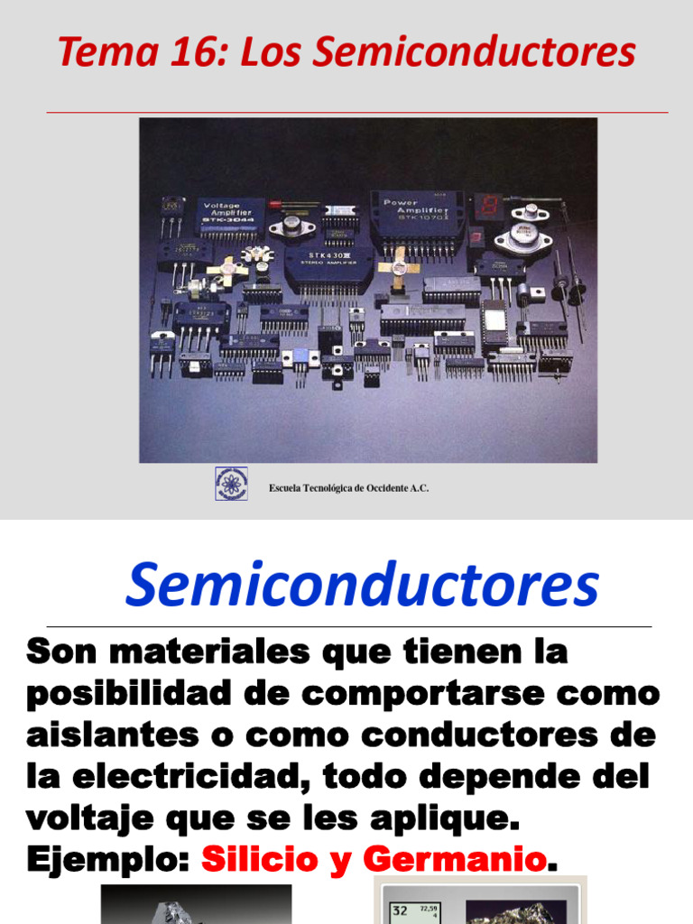 16-Los Semiconductores y Los Diodos | PDF | Semiconductores | Dopaje (semiconductor)