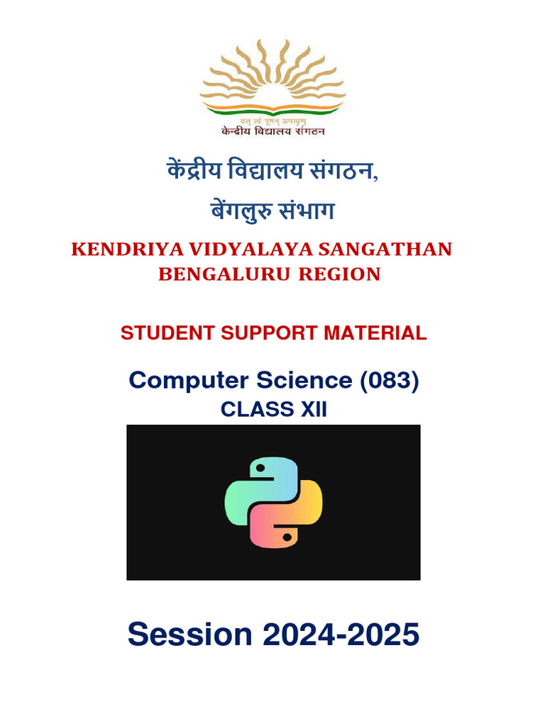 KV Class XII Computer Science 2024-25 | PDF | Computer Network | World ...