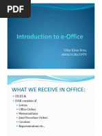 EOffice Quick Guide | PDF | Computer File | Computing